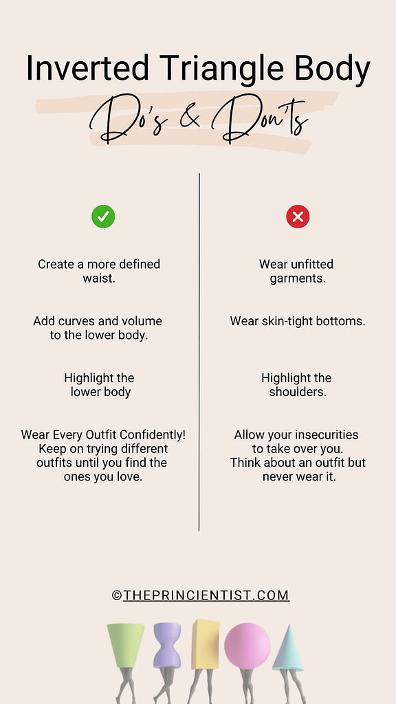 How To Dress The Inverted Triangle Body Shape – Complete Guide - The ...